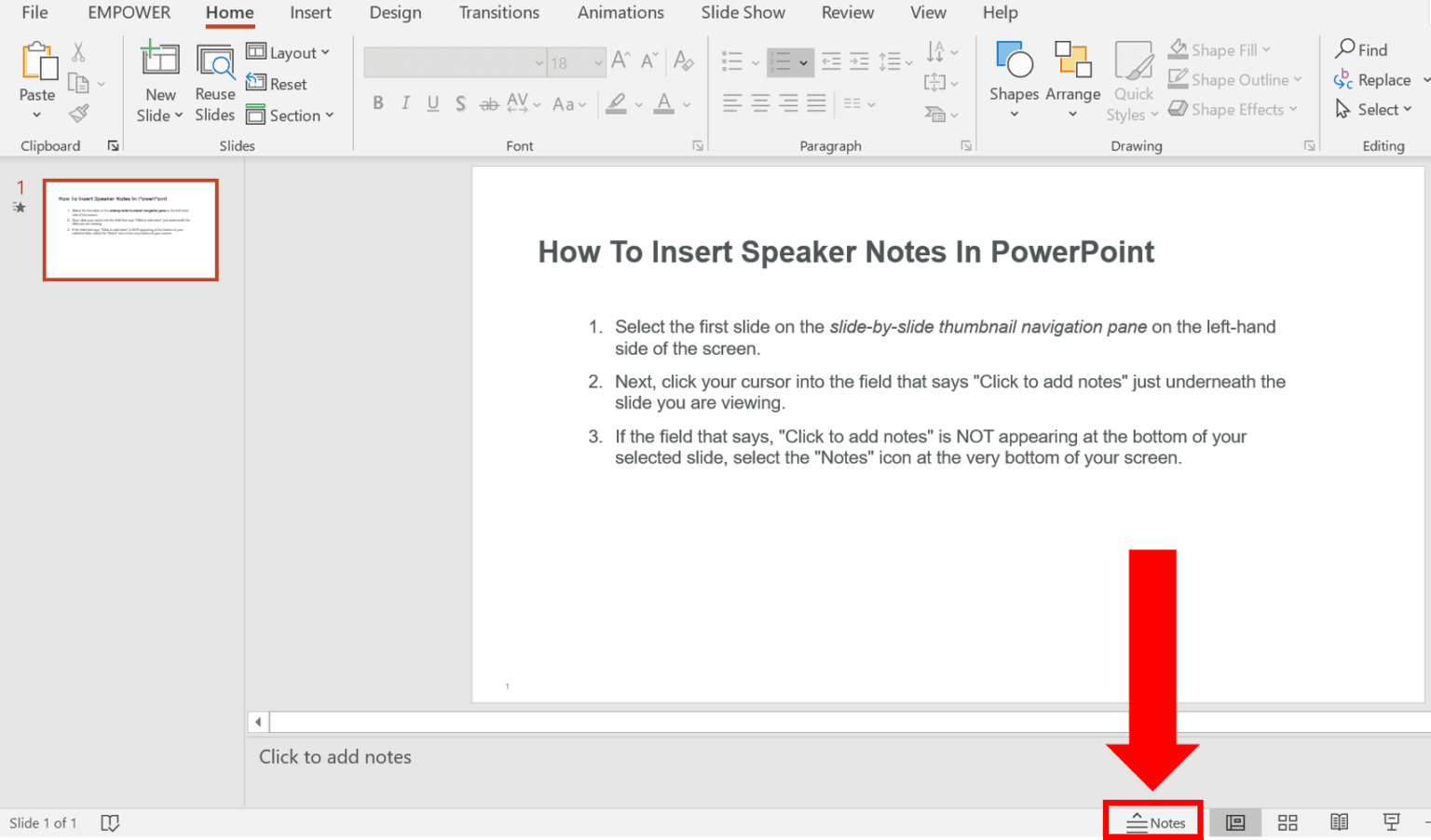 How To Add Speaker Notes In PowerPoint (Quick & Easy!) - The Flexible ...